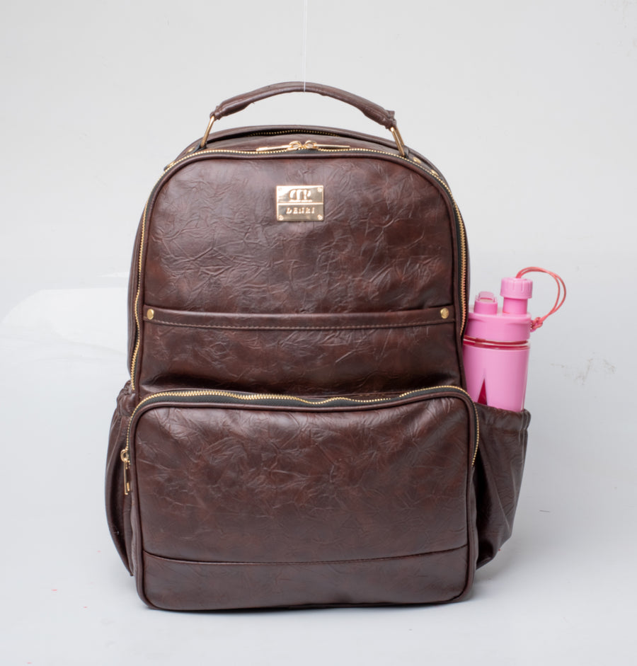 Remi Leather Backpack – Luxury Travel Bag | Denri Africa