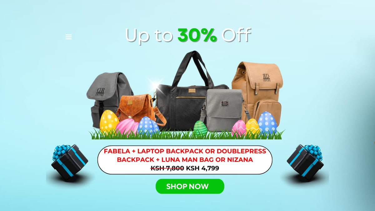 Stylish and durable bags on sale in Kenya | Get prices from Denri