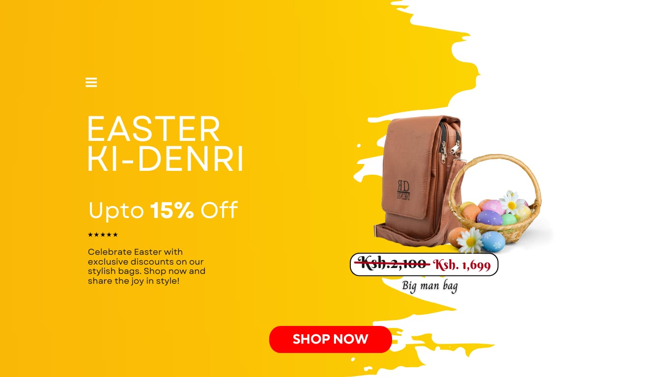 Stylish and durable bags on sale in Kenya | Get prices from Denri