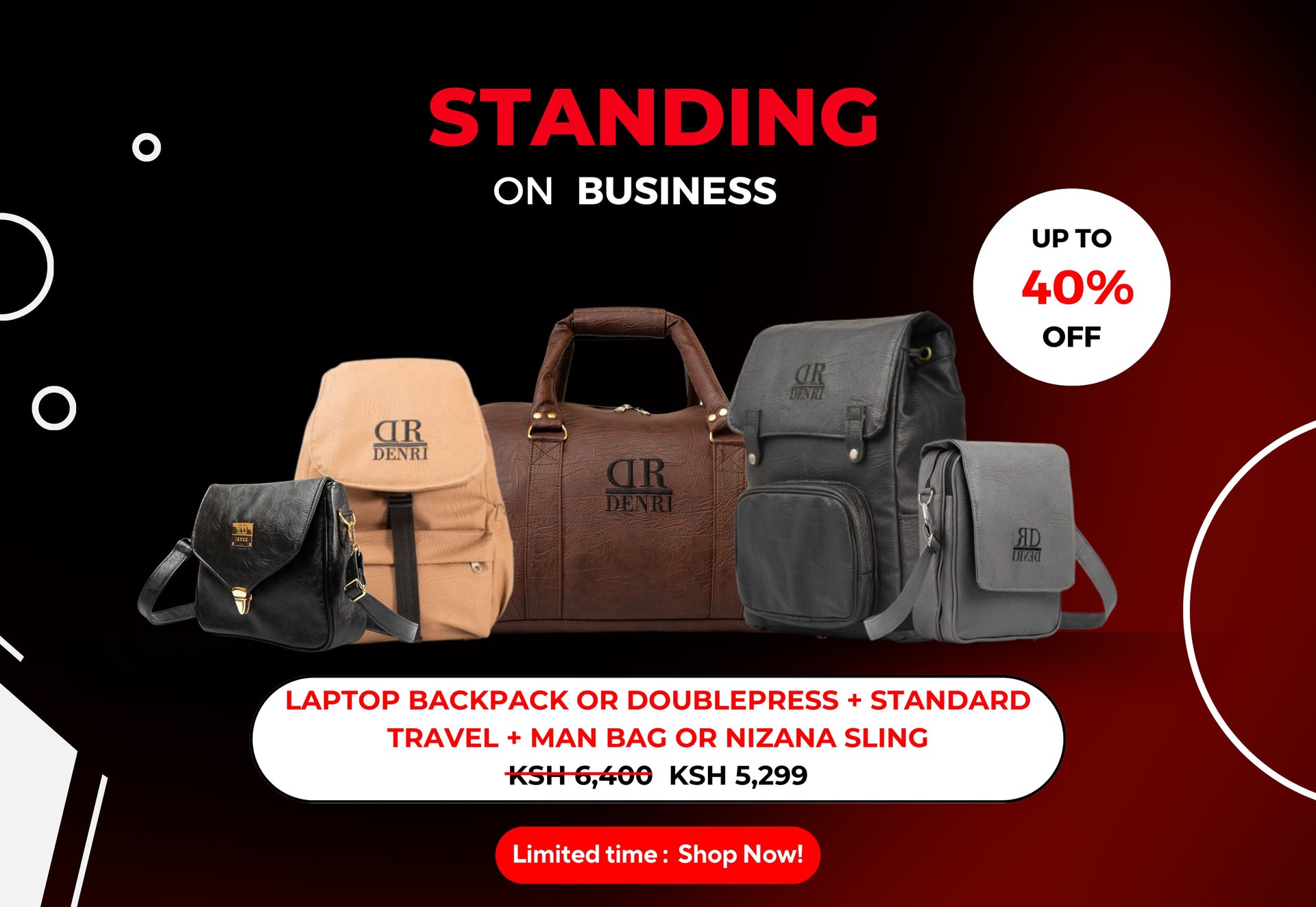 Stylish and durable bags on sale in Kenya | Get prices from Denri ...